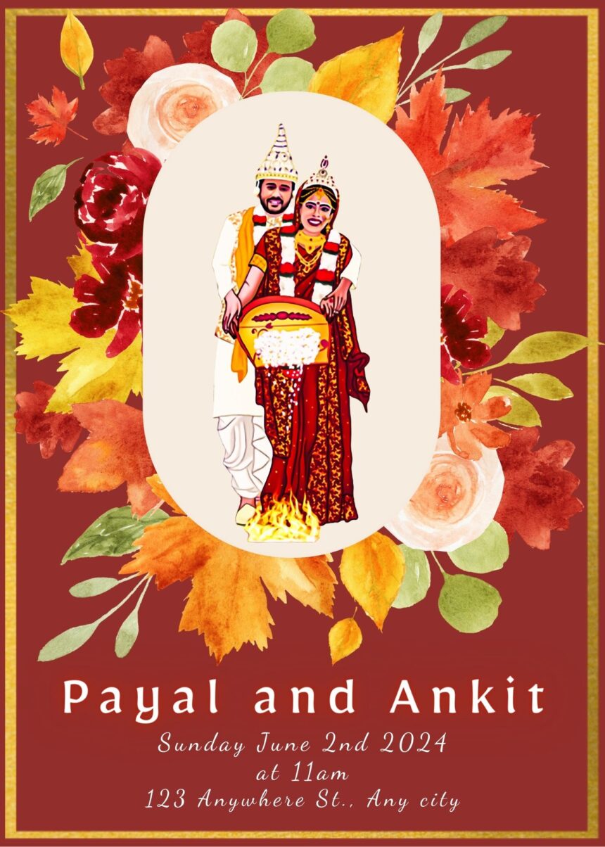 Digital Bengali Wedding Invitation E-Cards - myMandap Cards Digital Bengali Wedding Invitation E-Cards - myMandap Cards